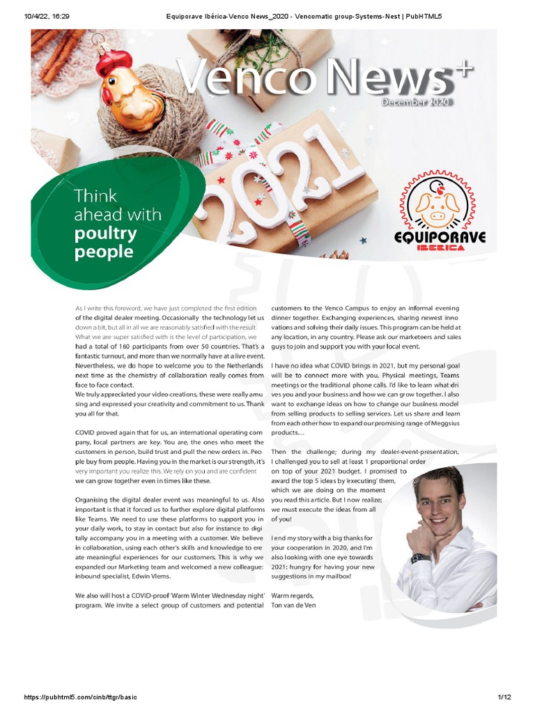 Equiporave Ibérica-Venco News - 2020 - Vencomatic group-Systems-Nest ...