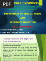 Inclusiveness Chapter - 3 | PDF | Disability | Social Exclusion