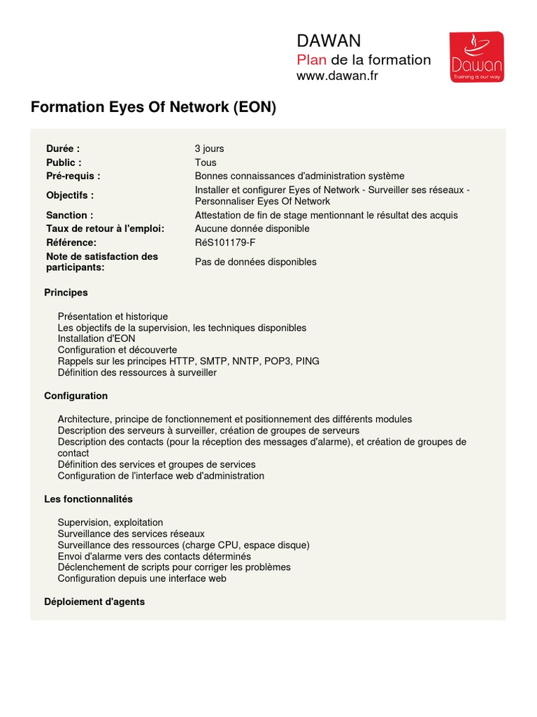 Formation Eyes Of Network (EON) | PDF | Ordinateurs