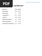 12 Week Shredded Workout Plan | PDF | High Intensity Interval Training ...