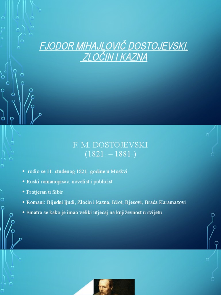 Fjodor Mihajlovič Dostojevski | PDF
