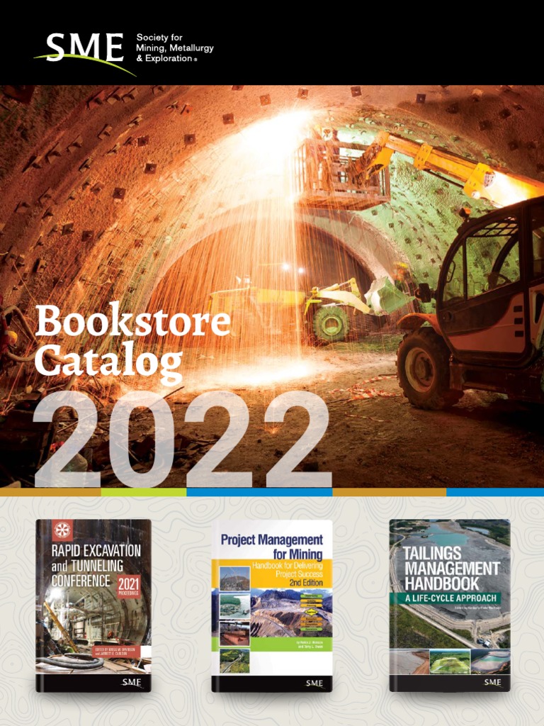 SME 2022 Book Catalog F1 Low PDF | PDF | Mining | Mill (Grinding)