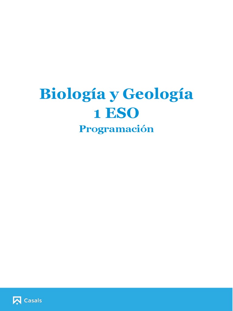 Biología y Geología 1 ESO La Rioja 2019 | PDF | Aprendizaje | Conocimiento
