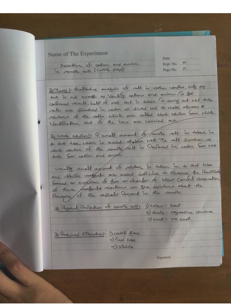 HSC 2024 Chemistry Practical | PDF