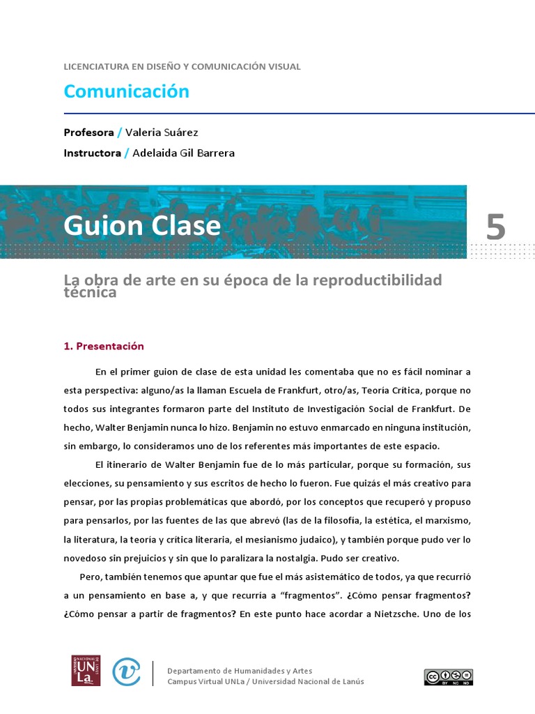 GUION Clase 5 2021 | PDF