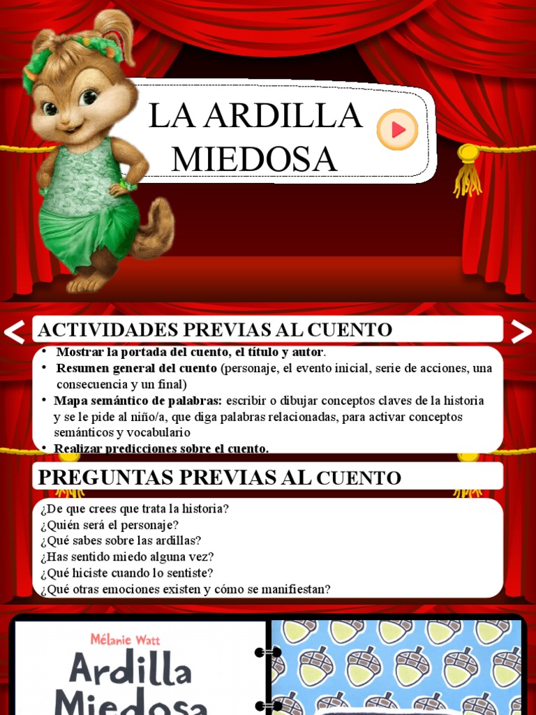 Actividades para "La Ardilla Miedosa" | PDF | Ciencia cognitiva | Sicología