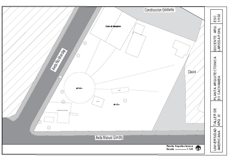 Planta Arquitectonica Ex Cachamba Asuncion - Py | PDF