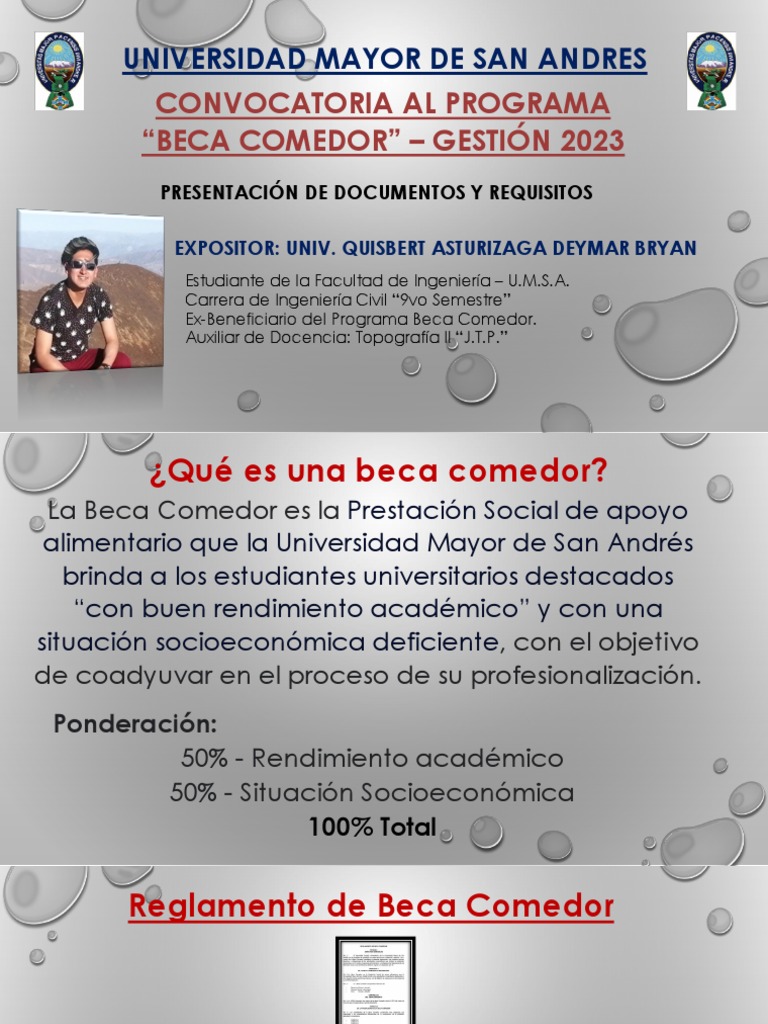 Convocatoria Beca Comedor 2023 | PDF | Trabajo Social