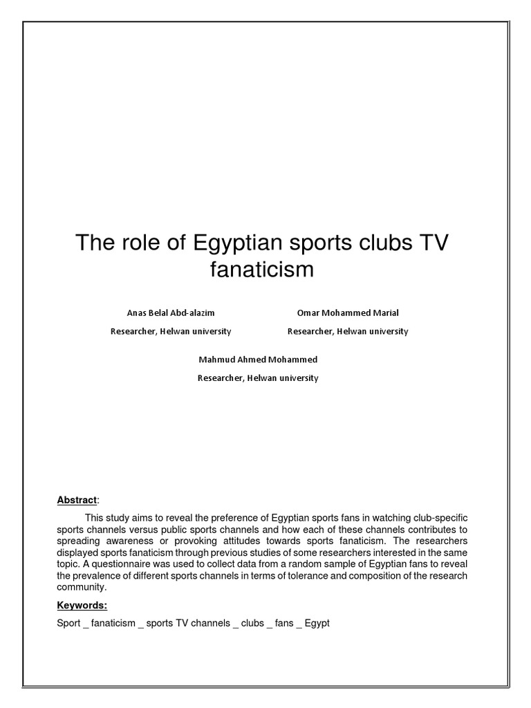 sports TV channels | PDF