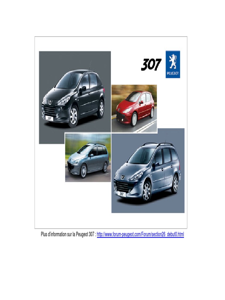 Prise en main de la Peugeot 307 | PDF | Airbag | Transport
