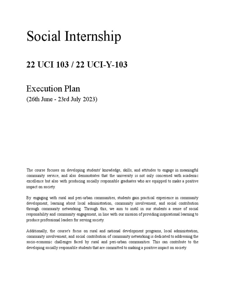 Social Internship Updated PDF | PDF | Sustainable Agriculture | Agriculture