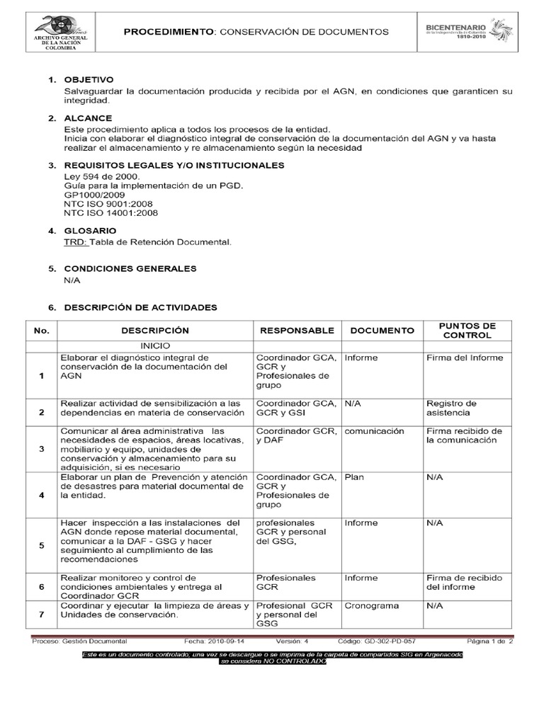 Conservacion Documentos Obsoletos PDF | PDF