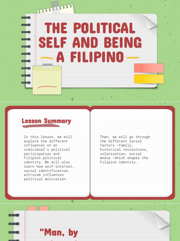 Lesson 2.5 Political Self | PDF | Identity (Social Science) | Altruism