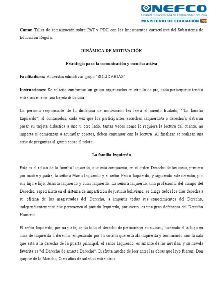 La Familia Izquierdo | PDF