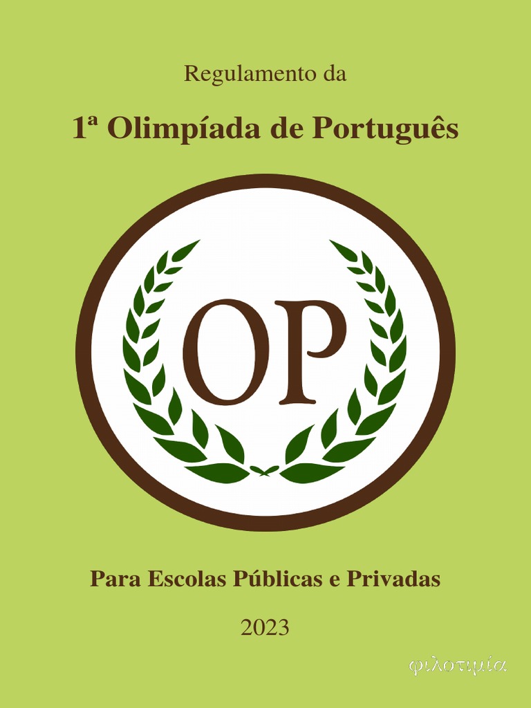 Olimpiada de POrtugues PDF | PDF | Portugal | Escolas