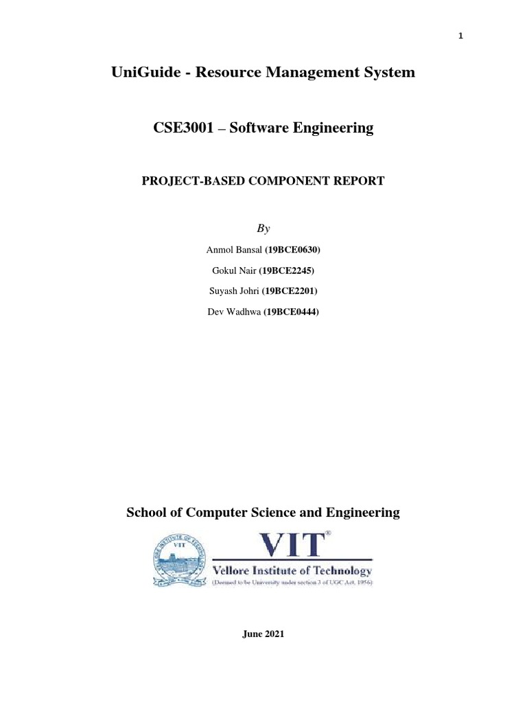 SWE Final Report | PDF