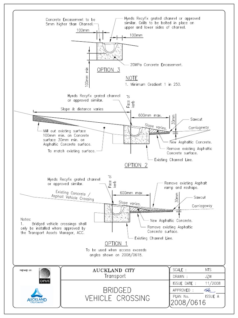 0616 Bridged Vehicle Crossing | PDF