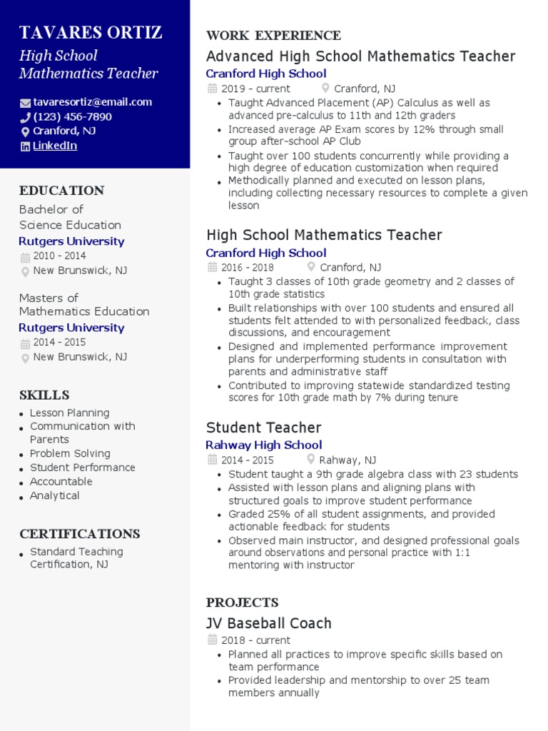 Teacher | PDF