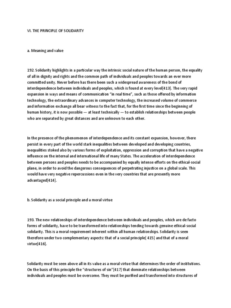 Understanding Solidarity in Society | PDF