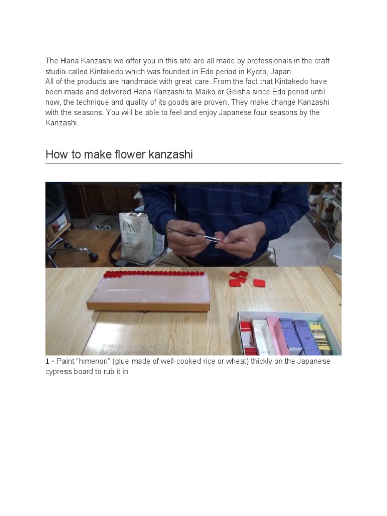 Traditional Kanzashi Craftsmanship | PDF