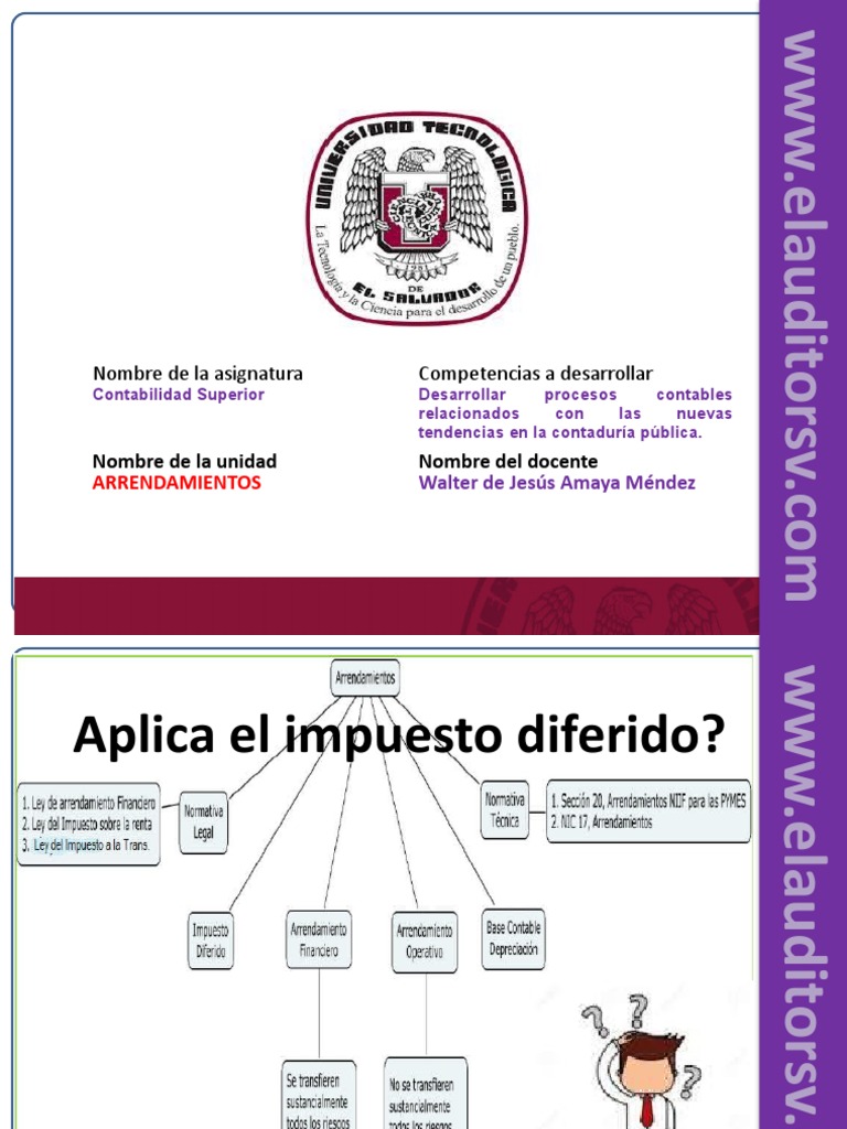 Sección 20 - Arrendamientos 10122016 v1 | PDF | Depreciación | Economias