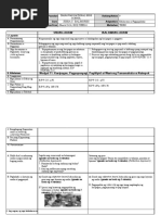 Daily Lesson Log in Esp9 Week 5 | PDF