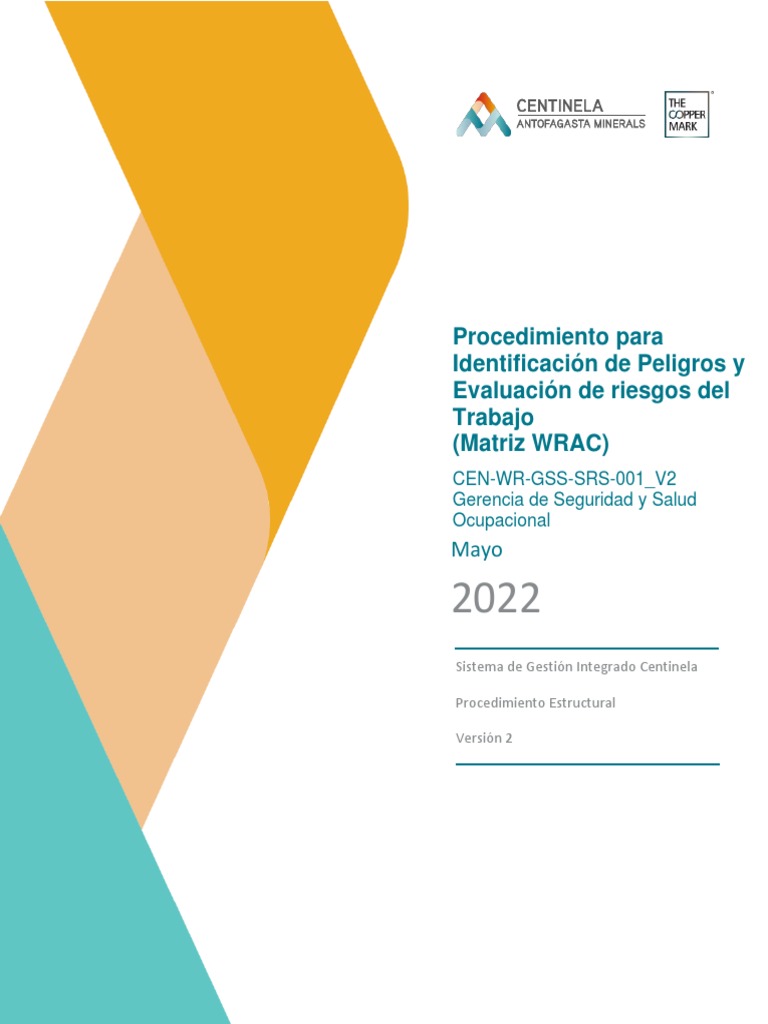 CEN-WR-GSS-SRS-001 - v2 PROCEDIMIENTO PARA IDENTIFICACION DE PELIGROS Y EVALUACION DE RIESGOS ...