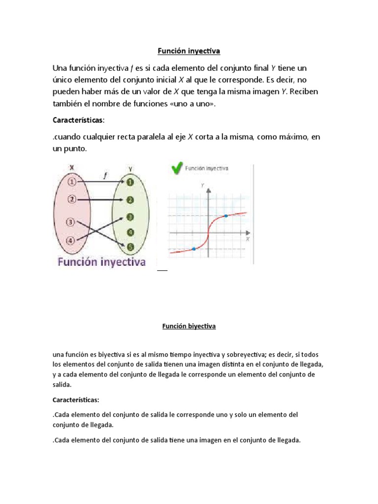 Función Inyectiva | PDF