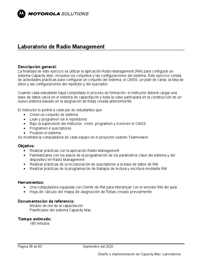 Capacitación en Capacity Max: Laboratorio práctico | PDF | Dirección IP ...