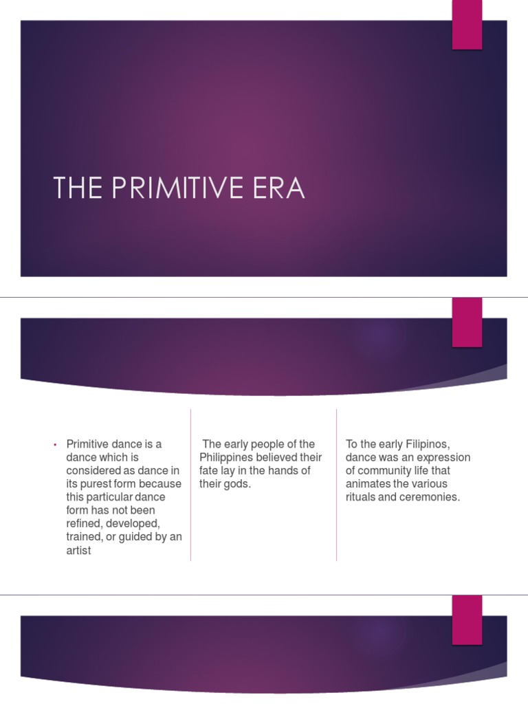 Primitive-Era Group 1 | PDF | Dances | Rituals