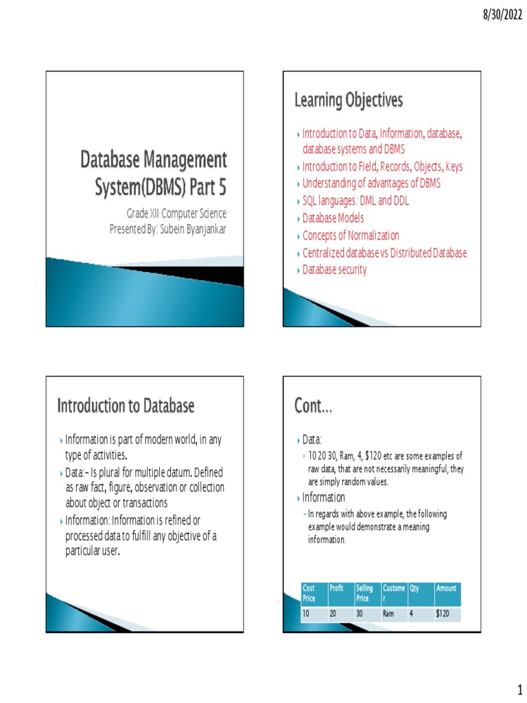 Chapter 1database Management System Dbms Part 5 Pdf Databases Relational Database 3952