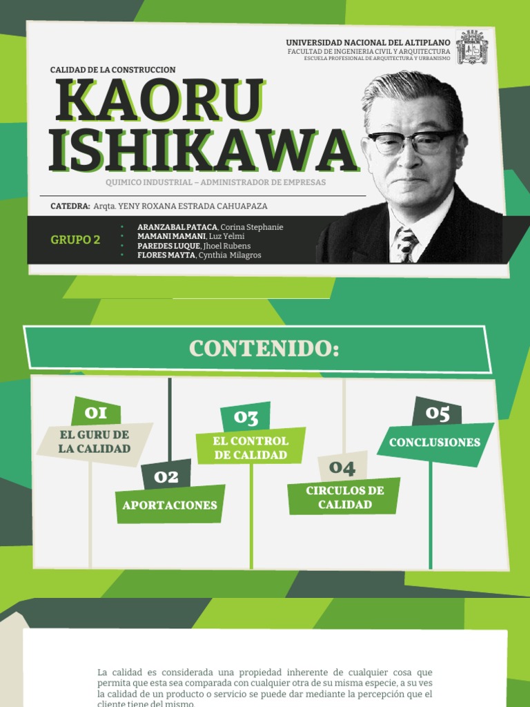 Kaoru Ishikawa | PDF | Calidad (comercial)