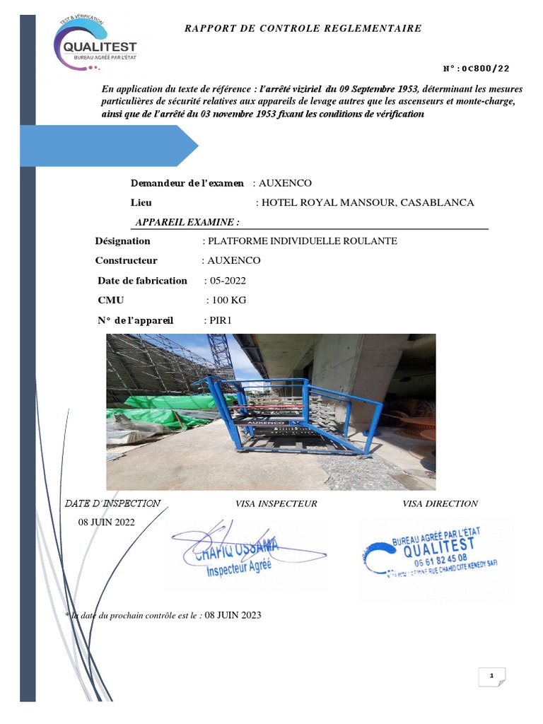 Plateforme Individuelle | PDF