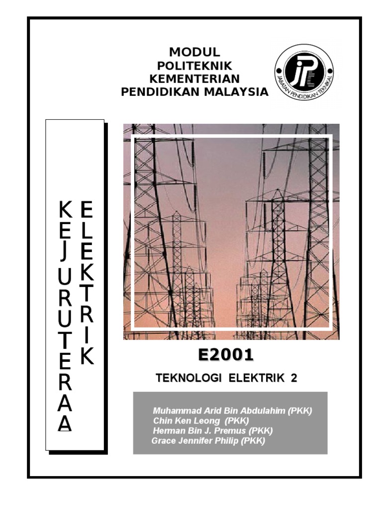 E2001 Teknologi Elektrik 2 UNIT0
