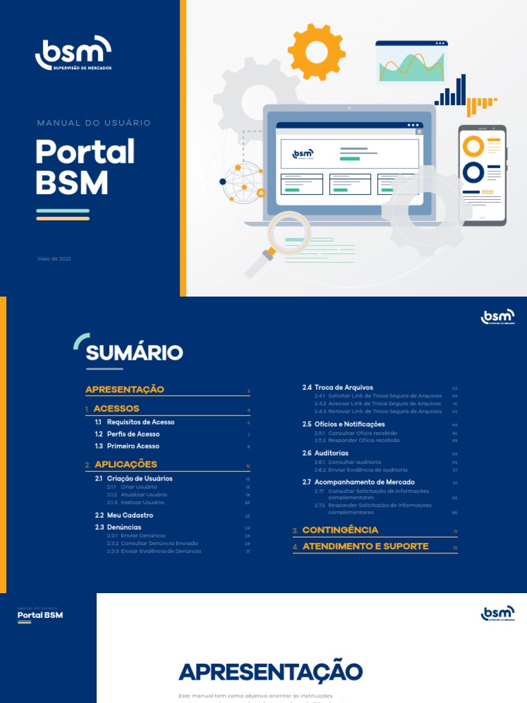 BSM - Manual Do Usuario Portal | PDF | P2P (ponto a ponto) | Informática