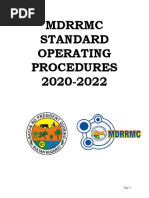 Standard Operating Procedure Manual | PDF | Earthquakes | Hazards