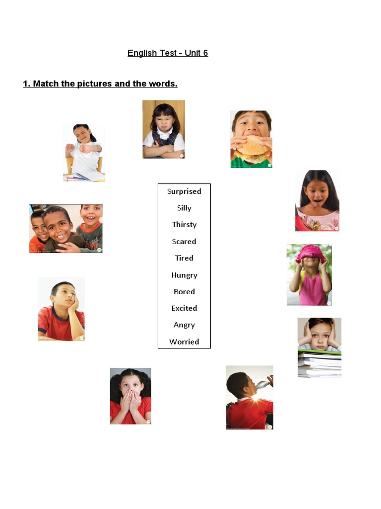 English Test: Unit 6 Activities | PDF | Self-Improvement
