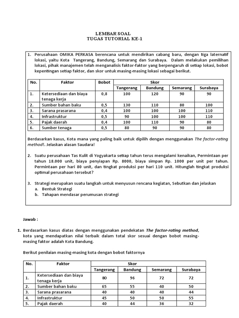 Soal EKMA4215 Tugas1 | PDF
