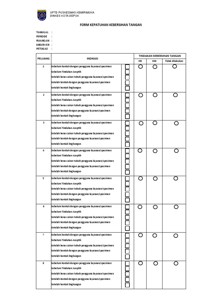 Form OBSERVASI INM | PDF