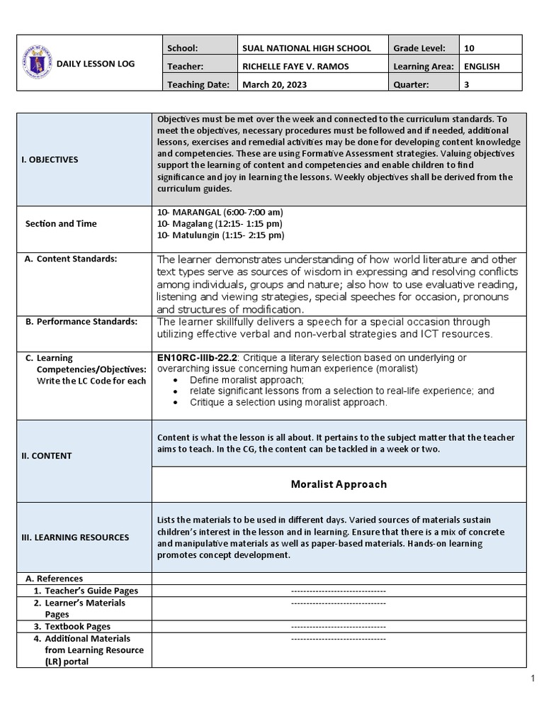 Understanding the Moralist Approach | PDF | Learning | Morality