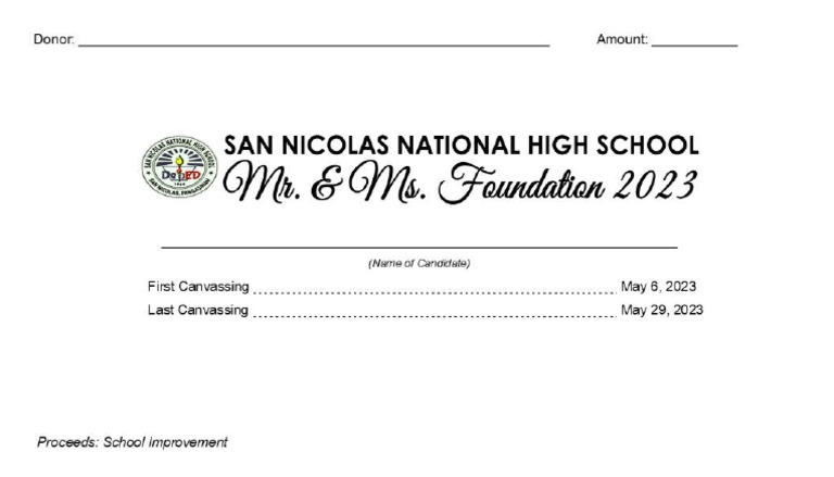 Foundation Day Envelope | PDF