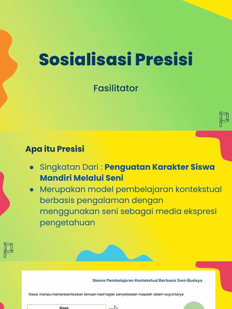Materi Sosialisasi Fasilitator Presisi | PDF