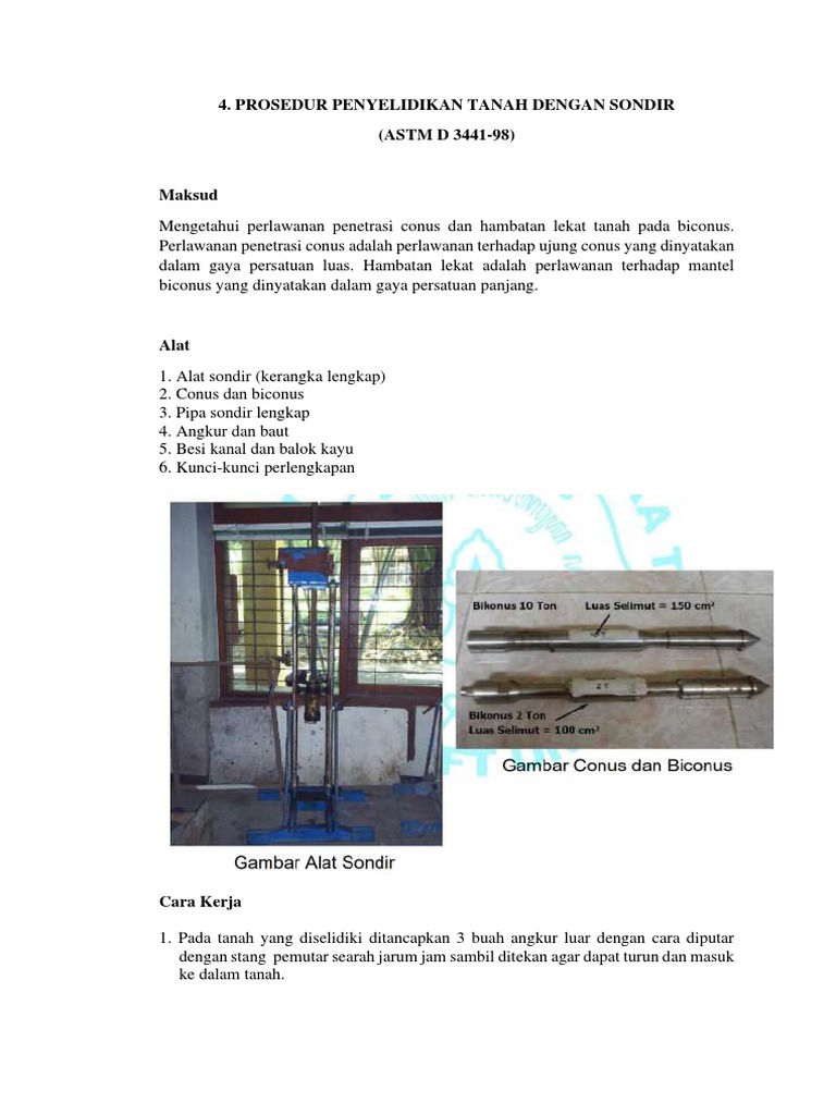 Sondir PDF | PDF