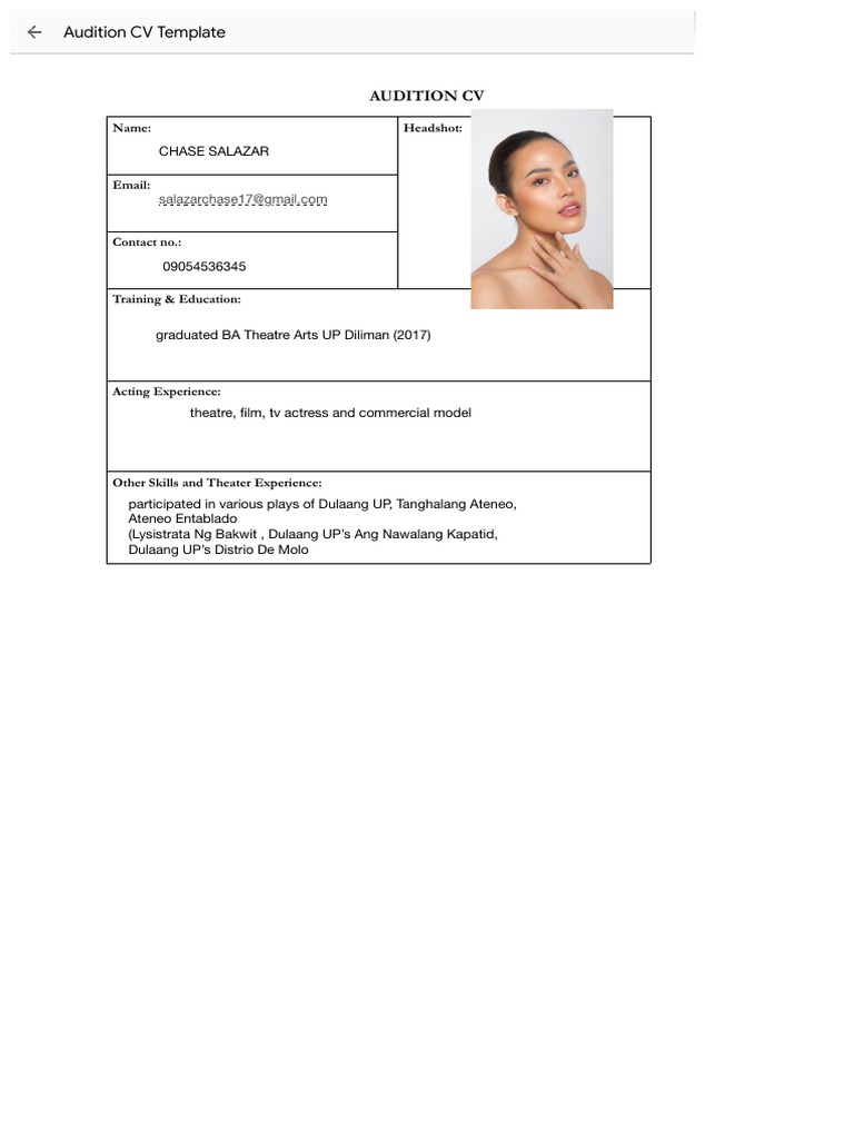 Chase Salazar CV | PDF