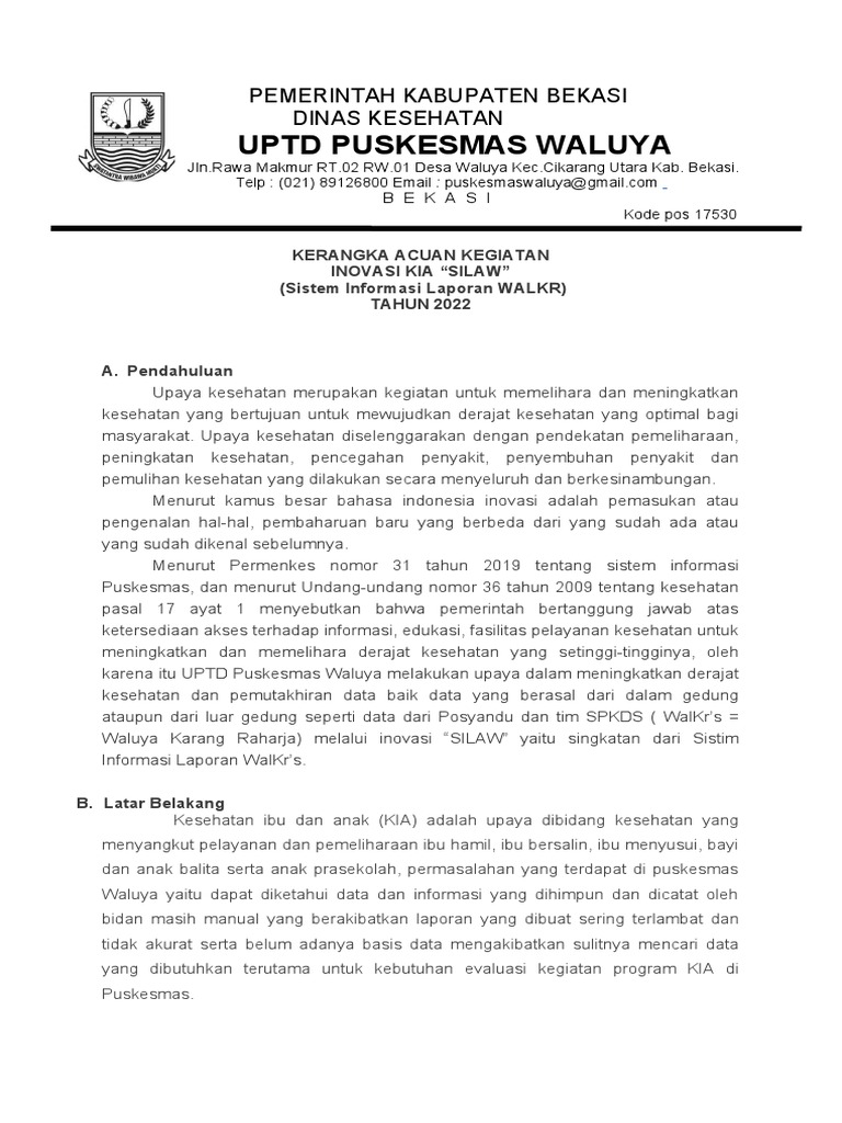 KAK SILAW 2022 PKM WALUYA BLM Edit | PDF
