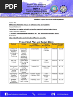 Sample of Program of Work Deped | PDF | Business | Government