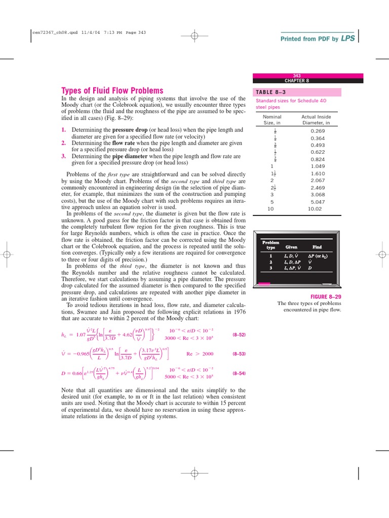 Chapter 8 23 PDF | PDF | Fluid Dynamics | Pipe (Fluid Conveyance)