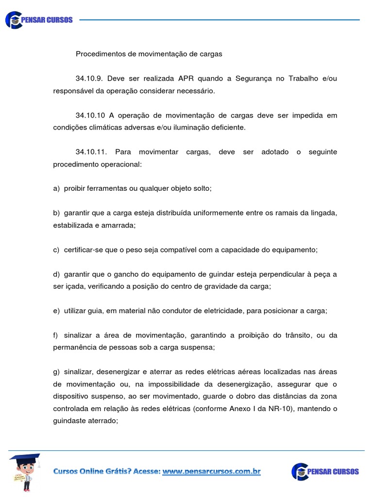 Norma NR34 Aula 4 | PDF
