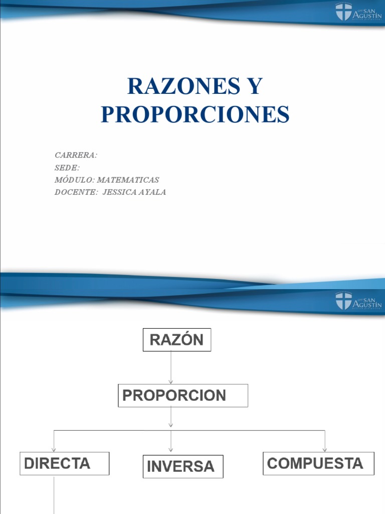 Razones y Proporciones | PDF | Álgebra | Matemática Elemental