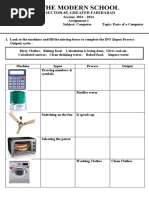 Grade 1 - Computer - Revision Worksheet | PDF